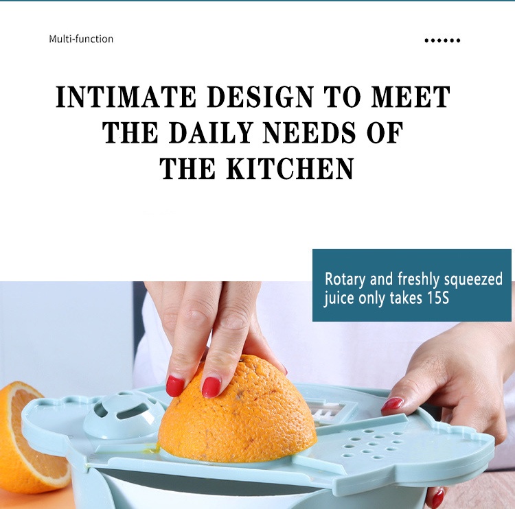 KATELV 9 In 1 Vegetable Cutter Manual Carrot Chopper Potato Grater Food ...