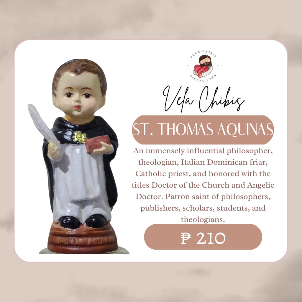 St. Thomas Aquinas Chibi Image / Chibi Saint | Shopee Philippines