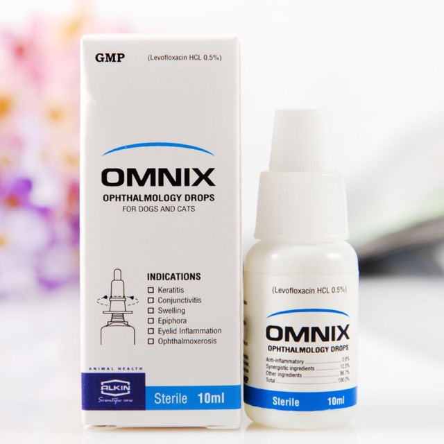 Omnix ophthalmic drops treat discharge, red eyes, and gland ...