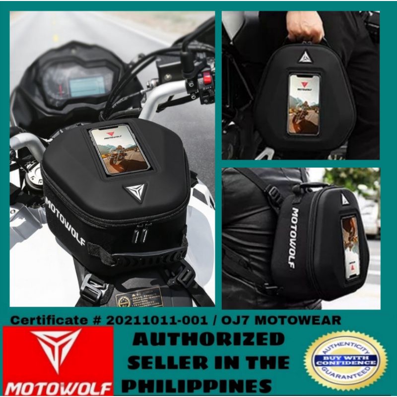 𝗢𝗥𝗜𝗚𝗜𝗡𝗔𝗟 𝗠𝗢𝗧𝗢𝗪𝗢𝗟𝗙 𝗧𝗔𝗡𝗞 𝗕𝗔𝗚 𝗪𝗜𝗧𝗛 𝗪𝗔𝗧𝗘𝗥𝗣𝗥𝗢𝗢𝗙 𝗖𝗢𝗩𝗘𝗥 [0702] | Shopee ...