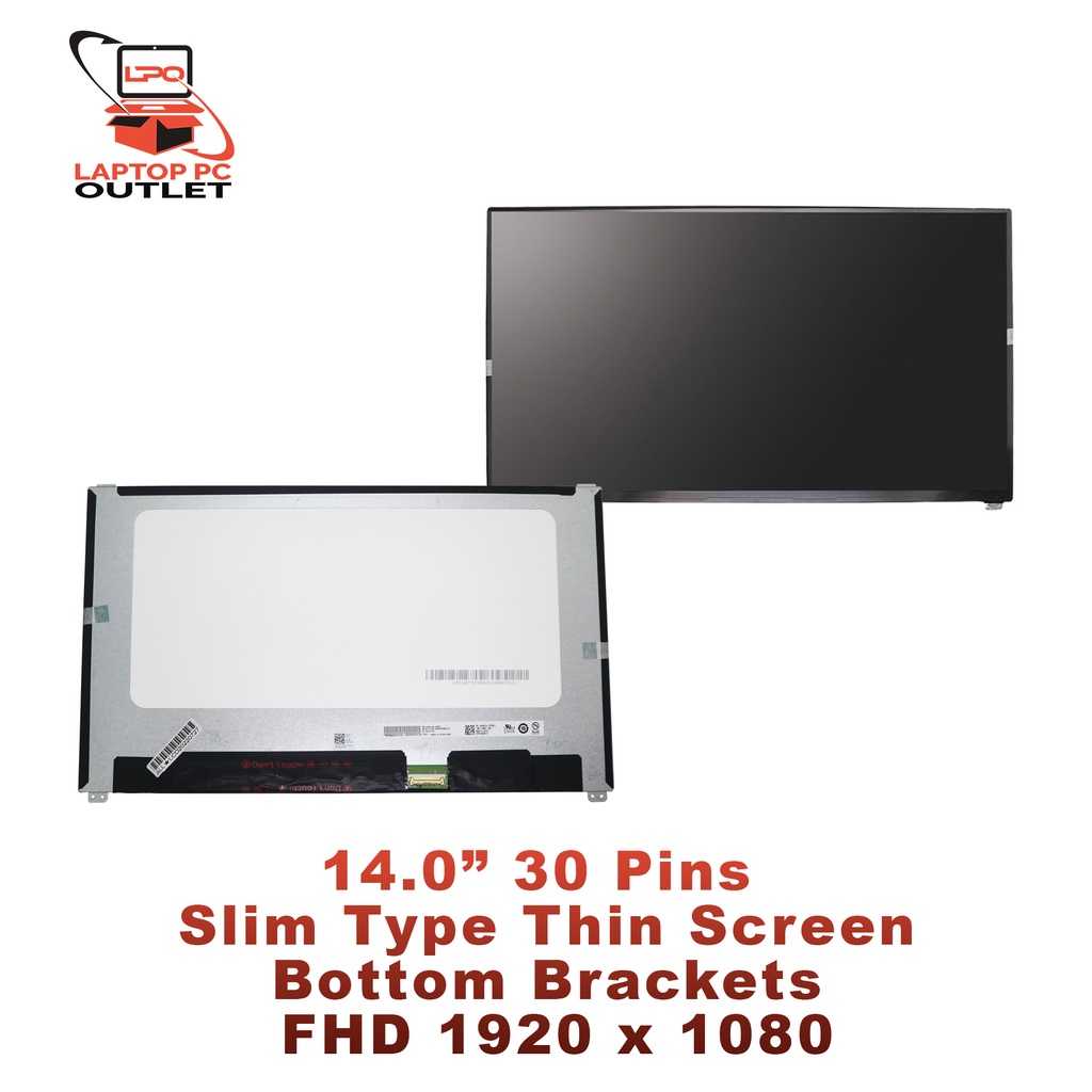 14.0" Slim Type Thin Screen with Bottom Brackets 30 Pins FHD (1920x1080 ...