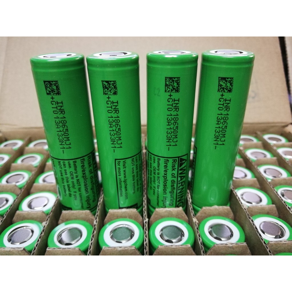 Brand New LG MJ1 18650 Battery, 3500mAh, 10A, 3.63V, Grade A Lithium-ion (LG18650MJ1) | Shopee ...
