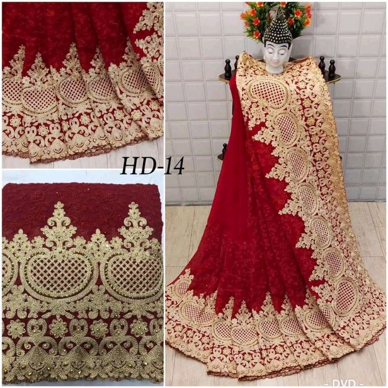 Indian saree embroidered Swarovski / Indian sarii / latest Indian sare ...