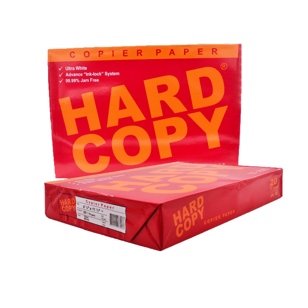 HARD COPY A4 70GSM BOND PAPER | Shopee Philippines
