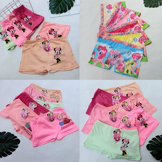 Girls' Boxers Set of 3 Pcs | Shopee Philippines