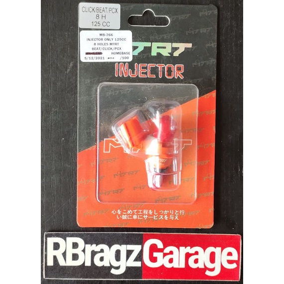 MTRT Injector 6 Holes 125cc - Click 125 / Click 150 / Beat / Pcx ...