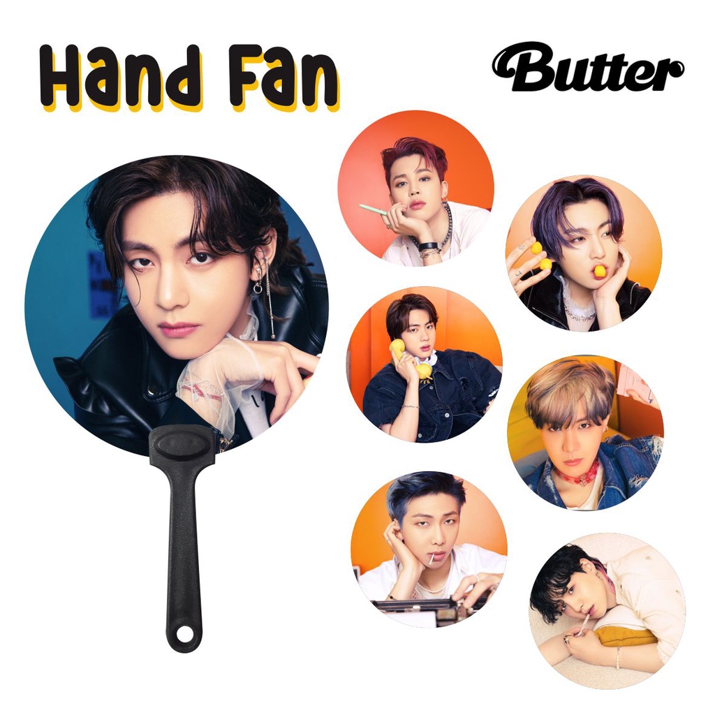 Bts BUTTER HAND FAN - PERMISSION TO DANCE | Shopee Philippines