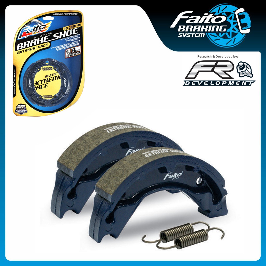 Faito Brake Lining Tromol Force 1/old Boxer/Crypton/Old Vega Brake Shoe ...