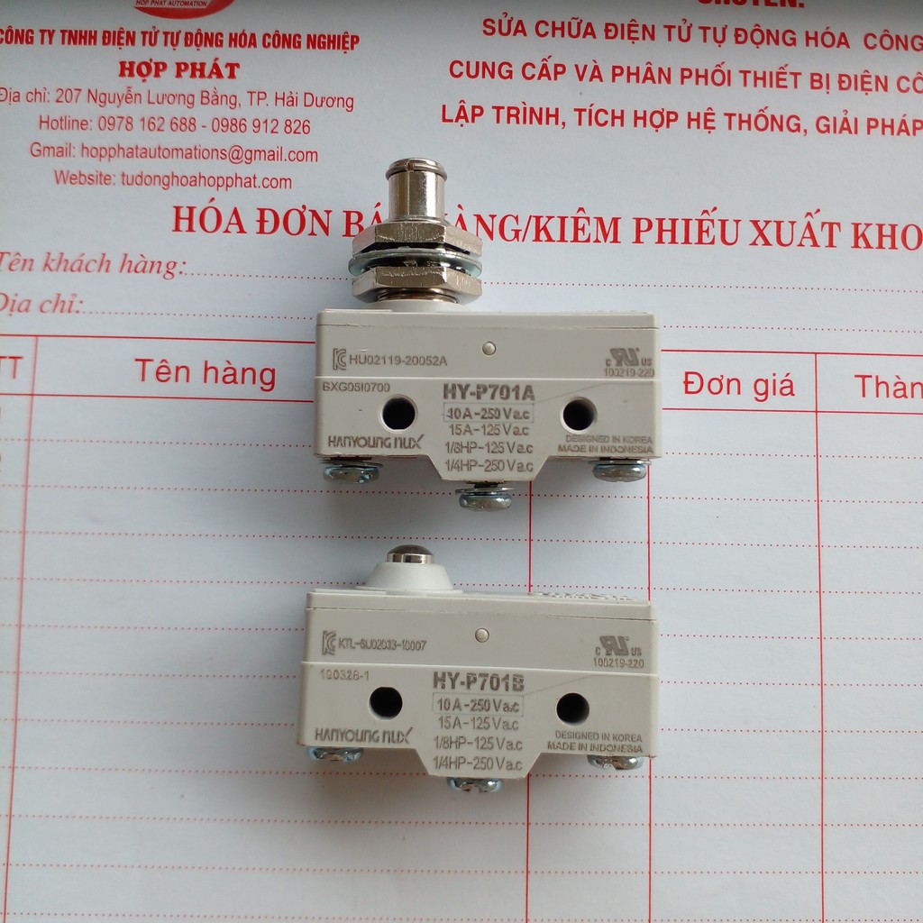 Hanyoung Limit switch HY-P701A, HY-P701B | Shopee Philippines