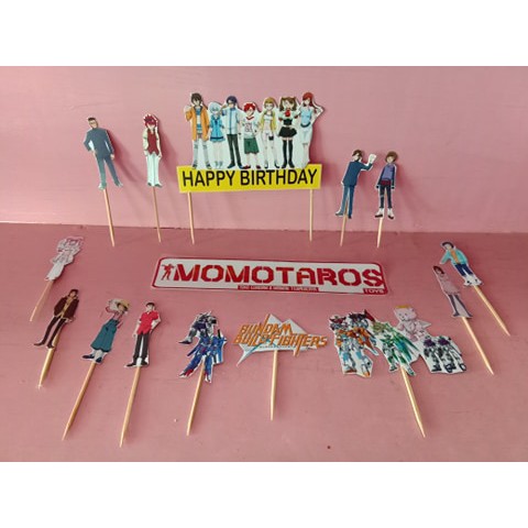 Gundam build figthers cake Topper set | Shopee Philippines