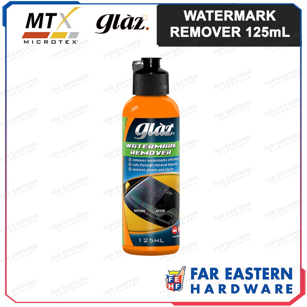 MICROTEX Glaz Watermark Remover 125mL Glass Restorer MTX | Shopee ...