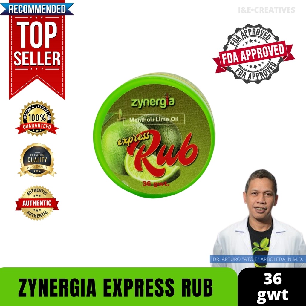 Zynergia Express Rub Super Sale Offer | Shopee Philippines