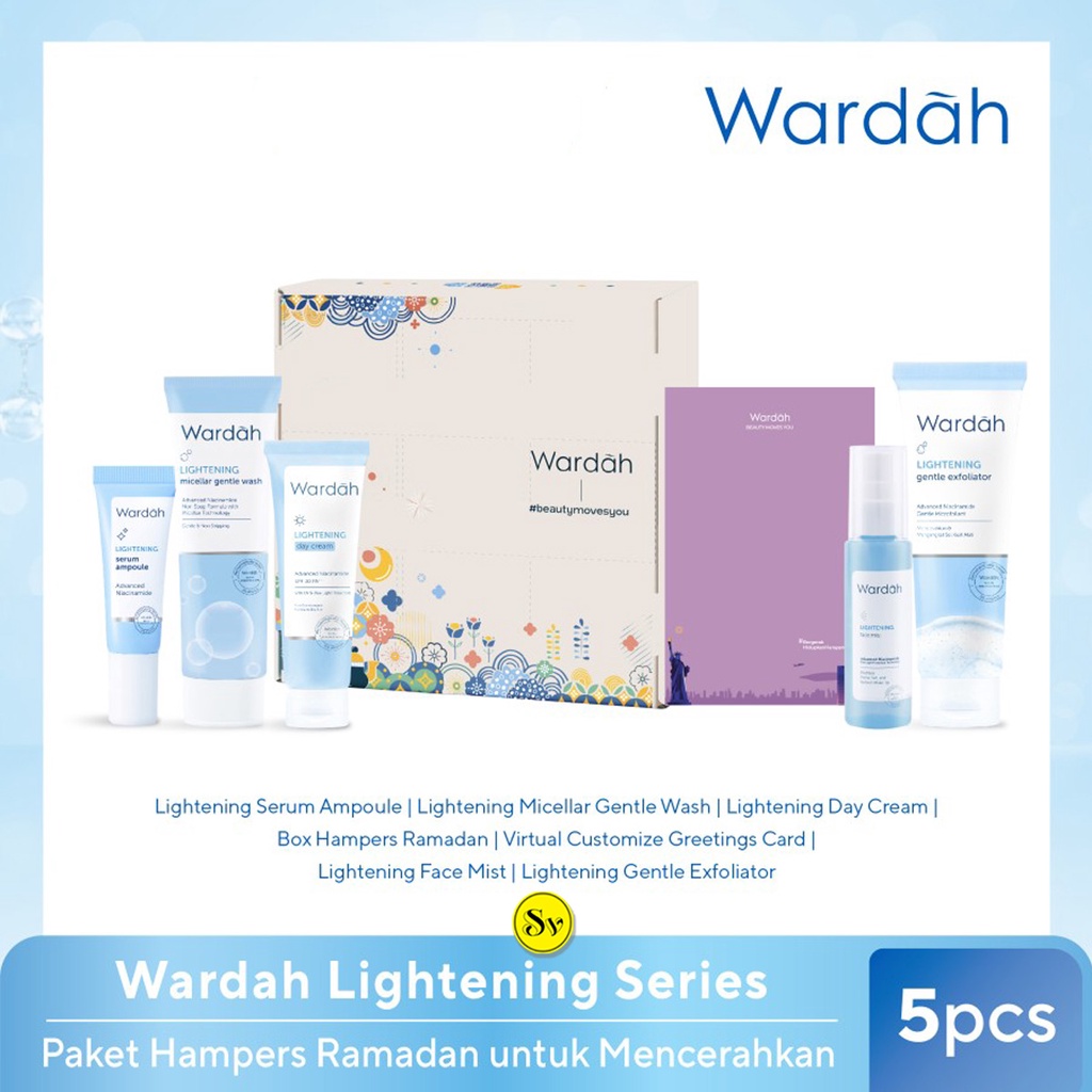 Wardah Ramadan Hampers Package Wardah Lightening Series | Shopee ...