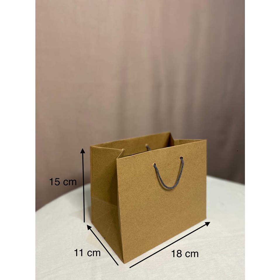 Plain brown Paper bag (pia) | Shopee Philippines
