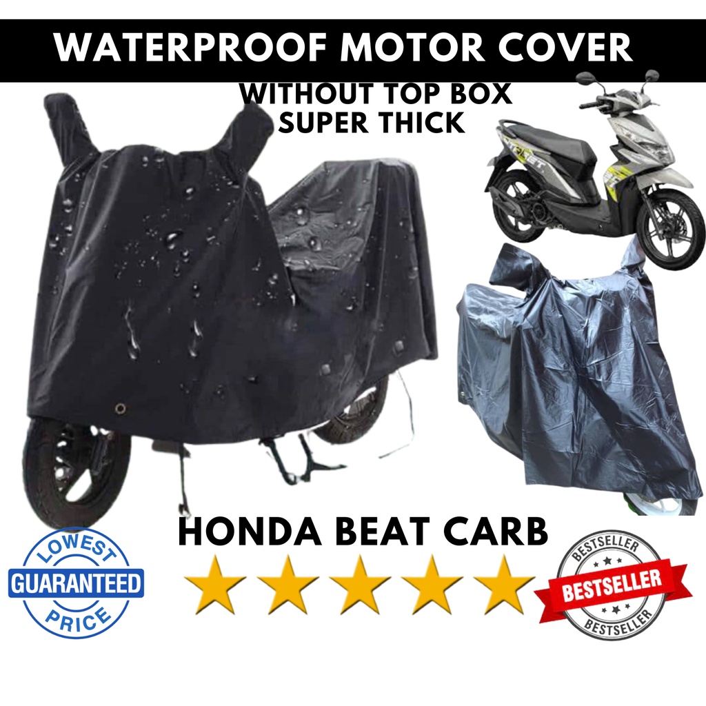 HONDA BEAT CARB MOTOR COVER WATERPROOF / HONDA BEAT CARB MOTORCYCLE ...
