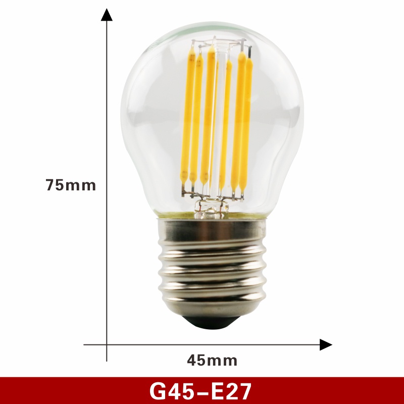 Got Liang 4W 6W E27 E14 220V Retro Edison LED Filament Bulb Lamp C35 ...