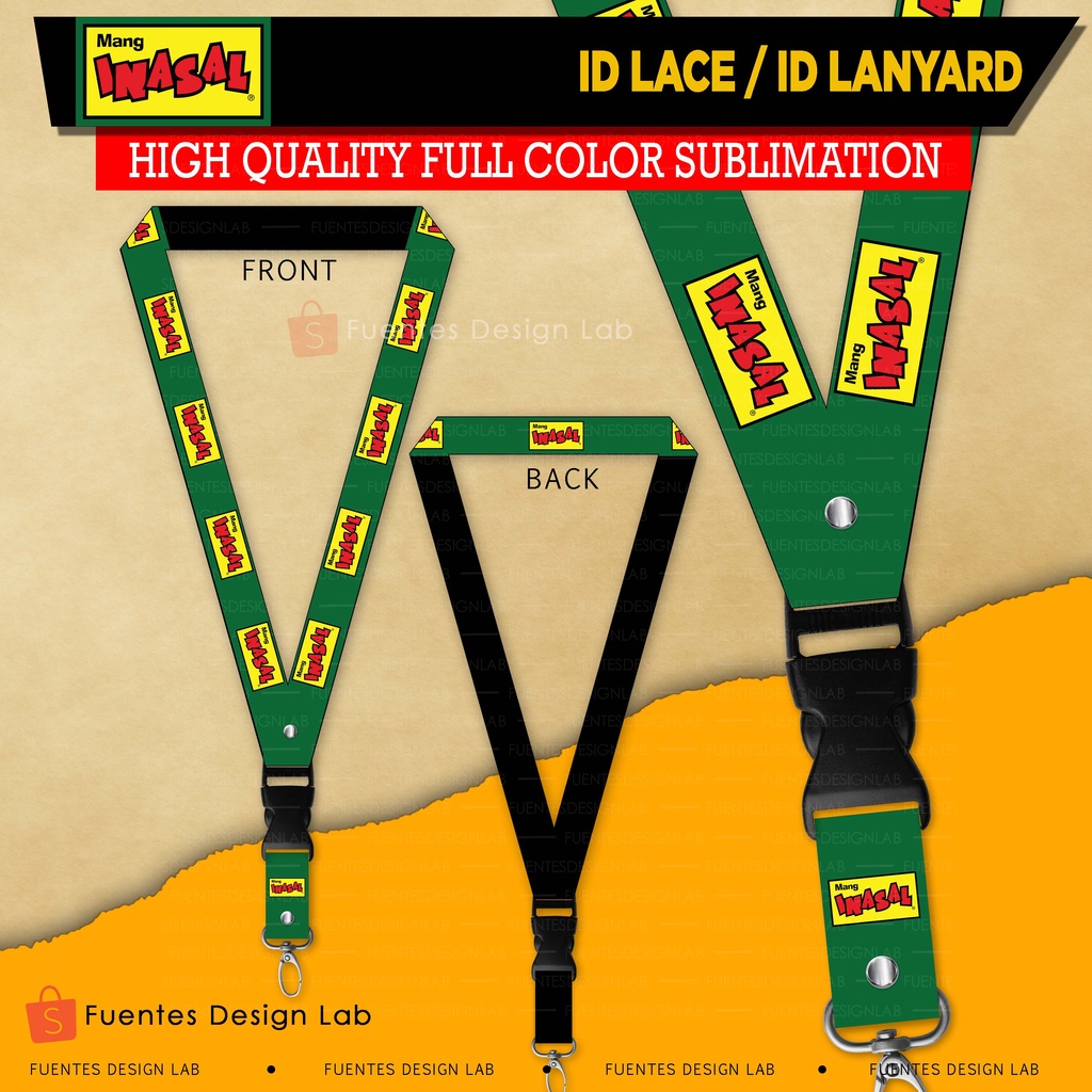 Mang INASAL ID Lace-Mang INASALLANYARD-HIGH QUALITY PRINT | Shopee ...