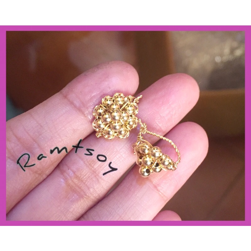 10k pure gold filled clip earing | Shopee Philippines