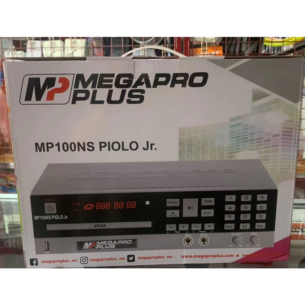 Megapro Plus MP-100NS PIOLO JR. VOL.76 Karaoke Player & Free Microphone | Shopee Philippines
