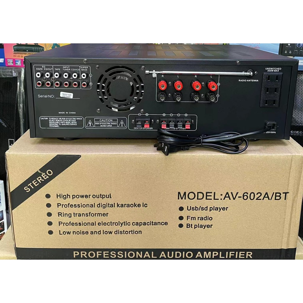 AMPLIFIER AV 602-602B /902- AV-302 /AV-370PLUS/AV-313 (PLARDIN/LEXING ...