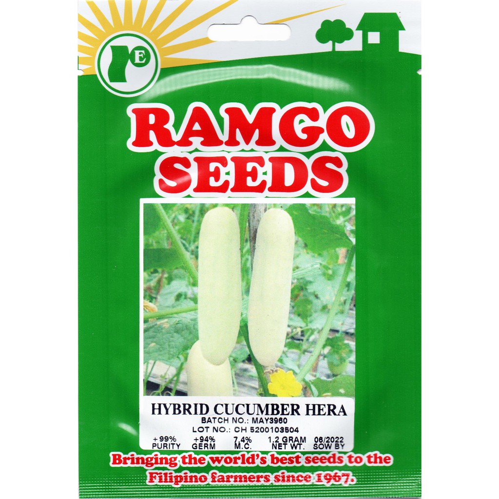 Ramgo RPD Seeds CUCUMBER Variety (ORIGINAL PACKAGING) GDSFPH_S4 ...