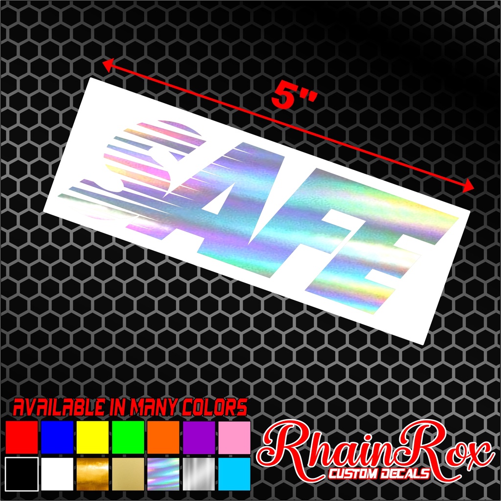safe sticker single color diecut-waterproof | Shopee Philippines