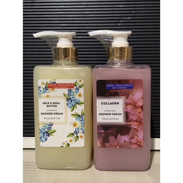 Simple Indulgence Bath Collection Shower Cream 750ml | Shopee Philippines