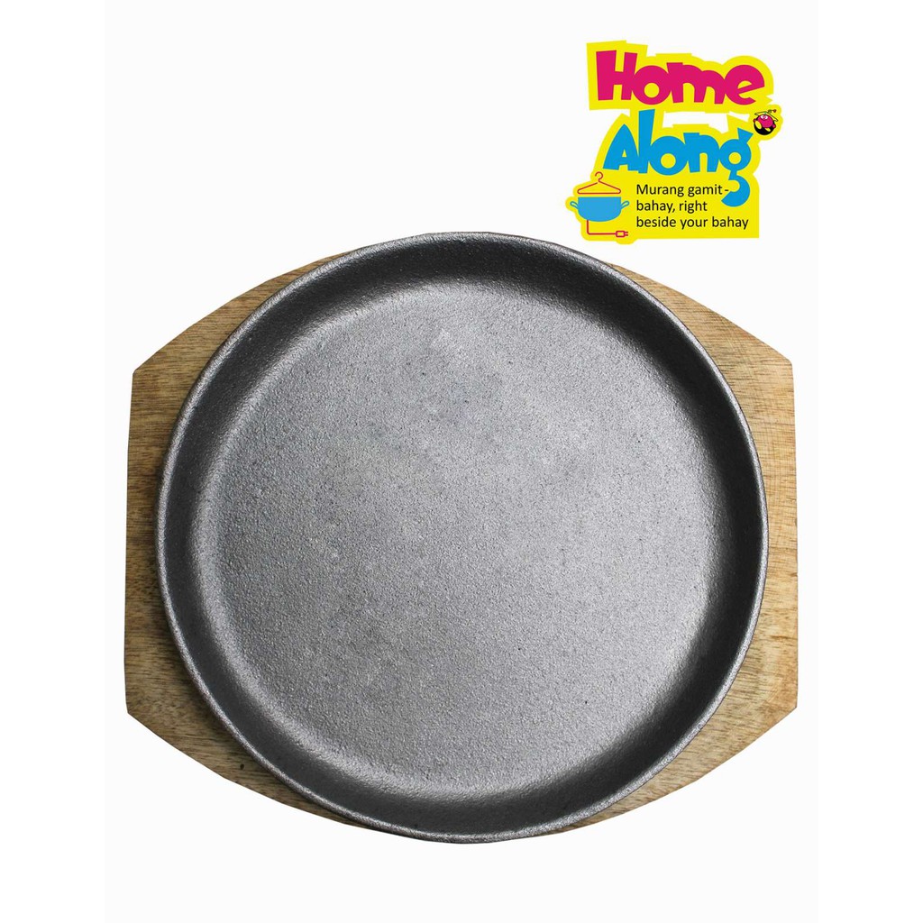 9" Round Cast Iron Sizzling Plate Plain Without Holder | Shopee Philippines