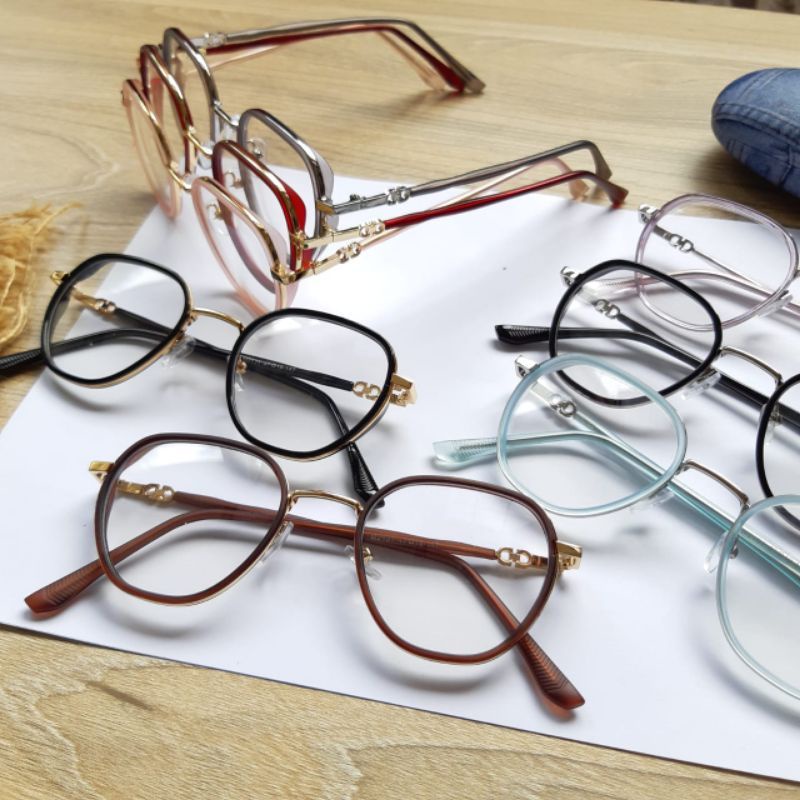 2131 normal And minus Eyeglass Frames | Shopee Philippines