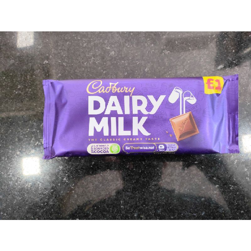 Cadbury Milk Chocolate 160g | Shopee Philippines
