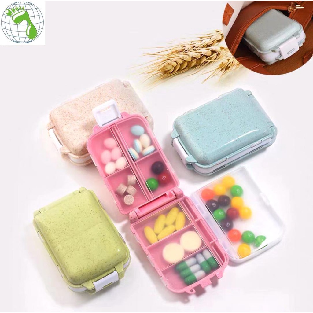 ZH173 Grid Type medicine boxes family first aid drug storage boxes pill ...