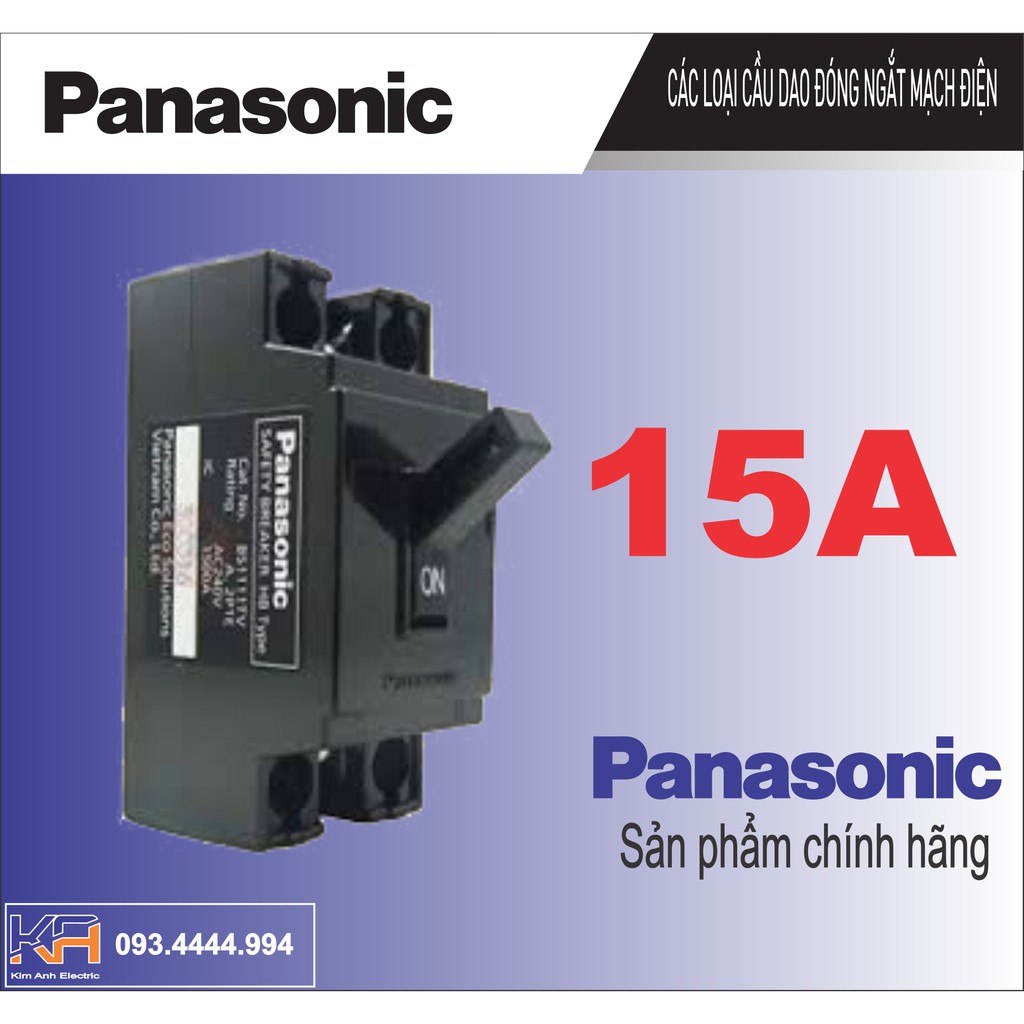 Cb Toad Aptomat Panasonic 15A automatic circuit breaker | Shopee ...