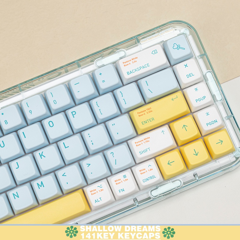 MDA Profile Shallow Dreams Keycaps 141keys PBT Compatible Gateron ...