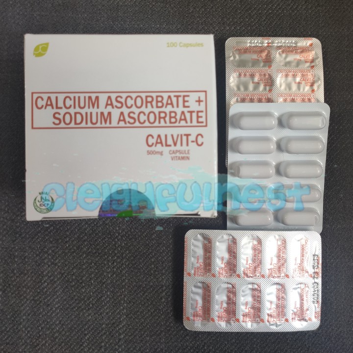 CalVit C Vitamins 100 Capsules (500mg) | Shopee Philippines
