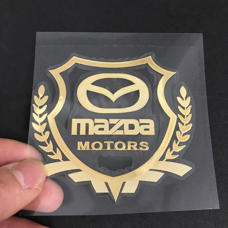 1 Pcs 5.5*5.5cm Car body Styling Mazda Car Logo Wheat ears Emblem ...