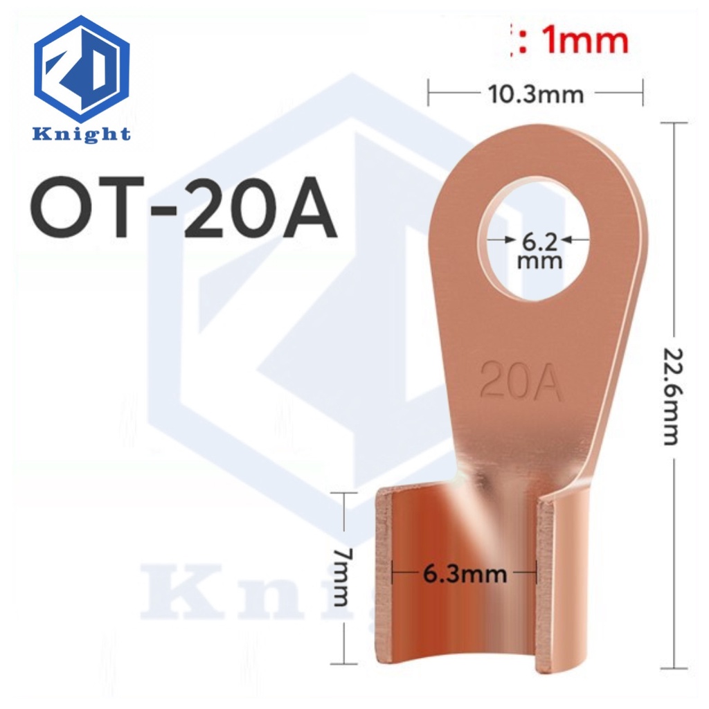 Knight Copper Terminal OT Series connector wire connector Copper Nose ...