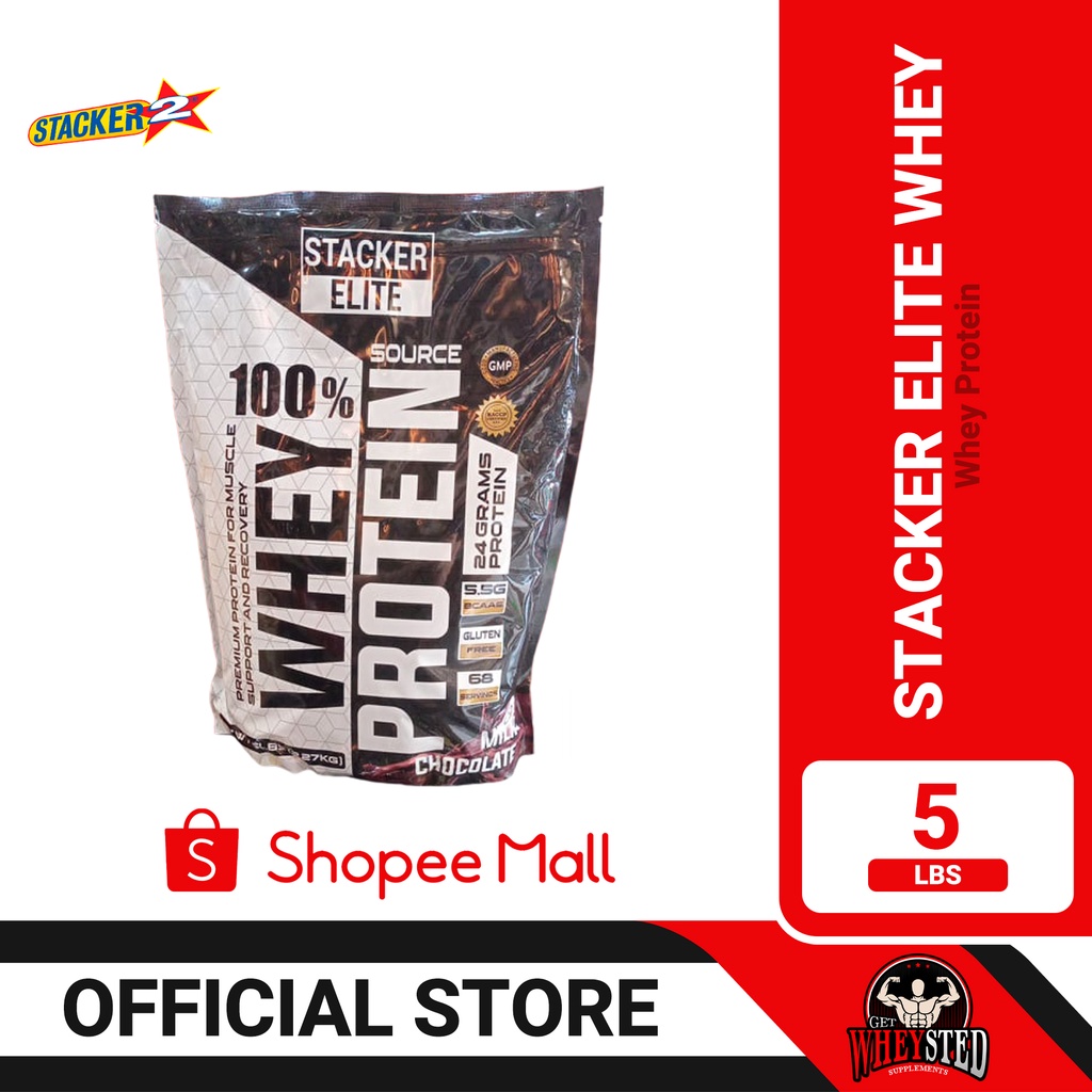 STACKER WHEY ELITE 5LBS | Shopee Philippines