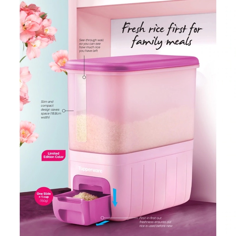 Tupperware Rice Smart 10kg (1pc) | Shopee Philippines