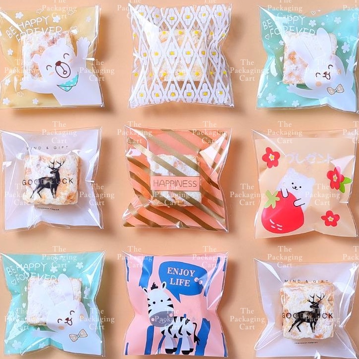 Cookie Packaging OPP Plastic Bag w/Transparent Cookie Plastic BagDesign ...