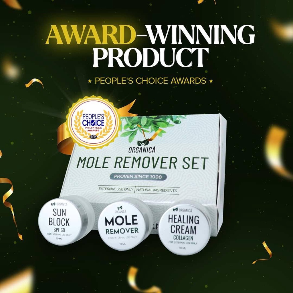 ORGANICA MOLE REMOVER SET 3 | Shopee Philippines