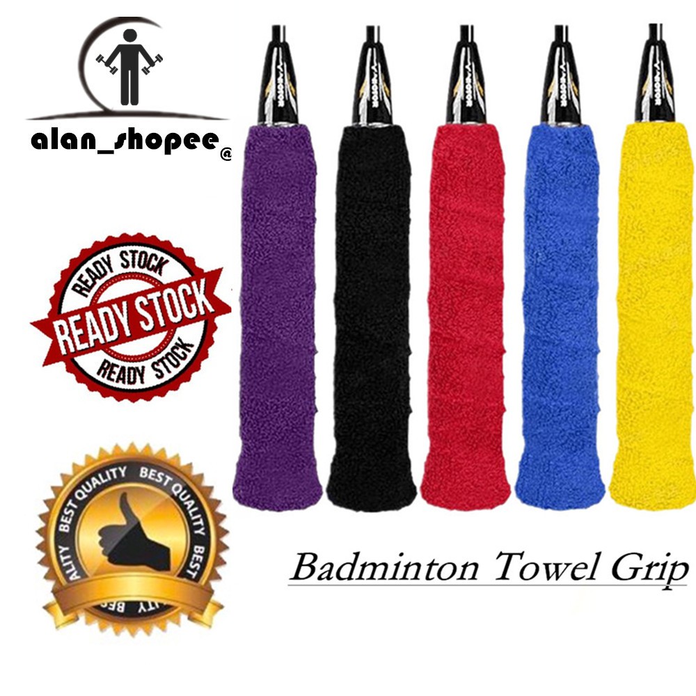 Anti-slip Towel Grip Badminton Racket Sweatband Overgrip For Fishing ...