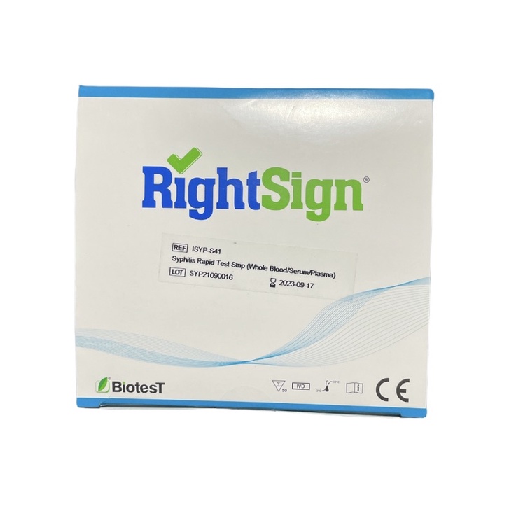 syphilis test strip right sign 50’s | Shopee Philippines