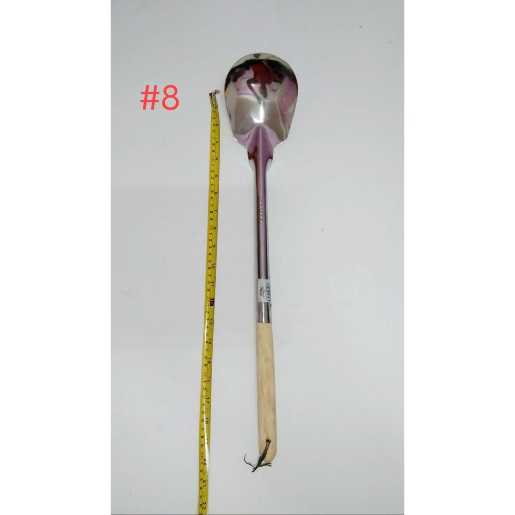 KES high quality stainless steel big sandok with wood handle COD ...