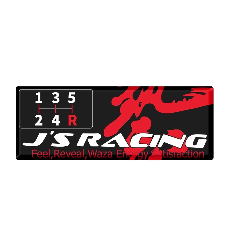 3D Car Stickers J'S RACING JDM SPOON SPORT Sticker Grar Shift Knob ...