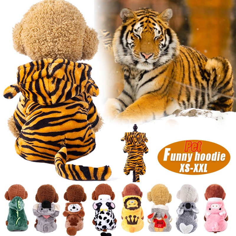 【DoDo】Dog Clothes Four Legs Transformed Flannel Puppy Clothes Male Dog ...