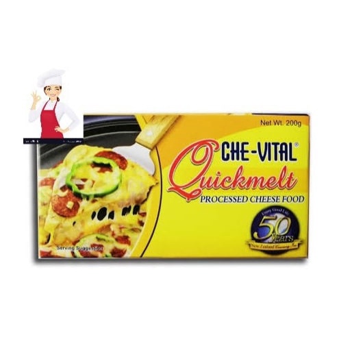 100% 200 grams Che-Vital Quickmelt Cheese 200 grams Chevital Fast ...