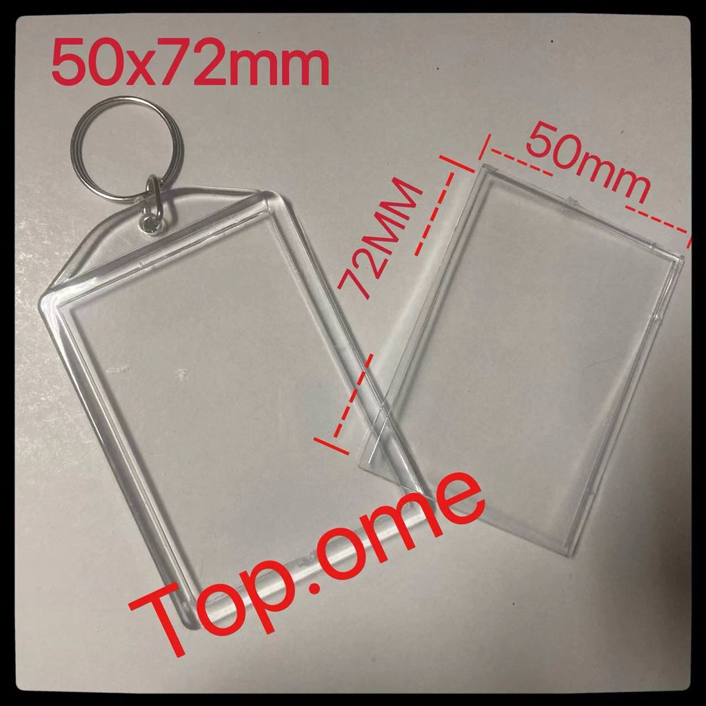 (50pcs)Acrylic keychain photo insert | Shopee Philippines