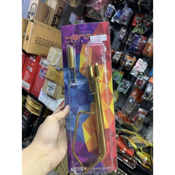 HENG SIDE STAND SILVER/GOLD CLICK -i / CLICK 125i / CLICK 150i / SCOOPY ...