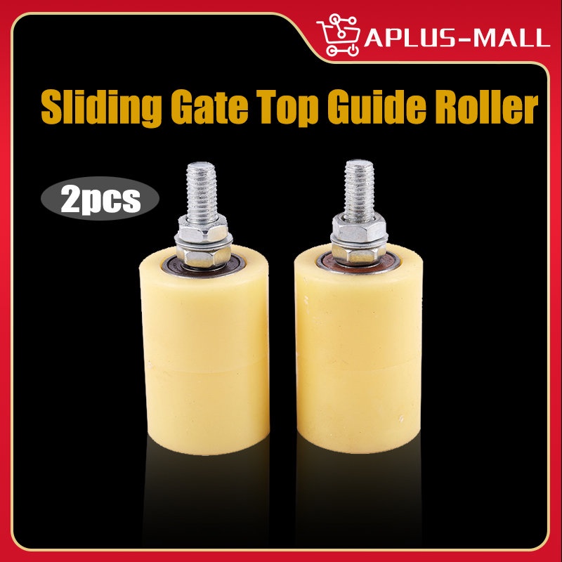 2Pcs Sliding Gate Top / Upper Guide Roller 50x70mm With Nylon Roller ...