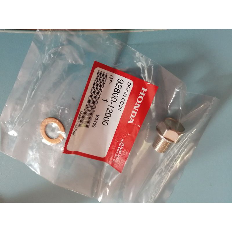 Honda xrm110/wave125/tmx155/barako/fury Drain Plug Bolt with washer ...